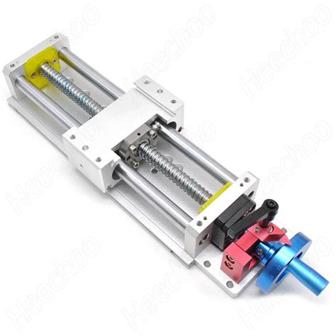 Buy Updated Manual Slide Stage Linear Stage Actuator Ball Screw SFU Linear Rail Guide With