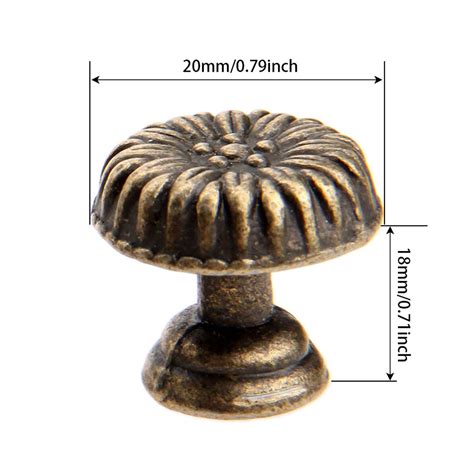 1x Antique Bronze Cabinet Cupboard Pulls Knobs Ret Grandado