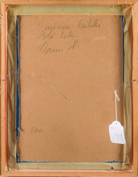 Karin Hellman Kangaskollaasi Signeerattu Kh Ja A Tergo Bukowskis