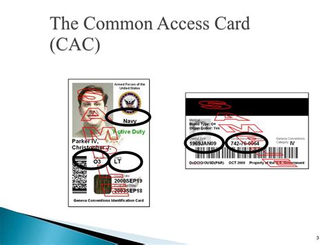 Ppt Overview Of Eligibility For Common Access Card Cac And Military