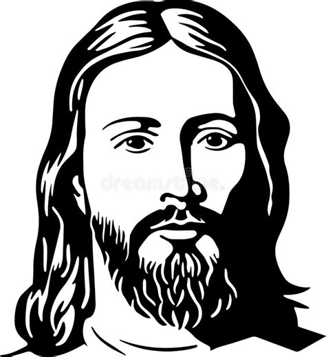 Jesus Vector Illustration On A Isolated Background Stock Vector