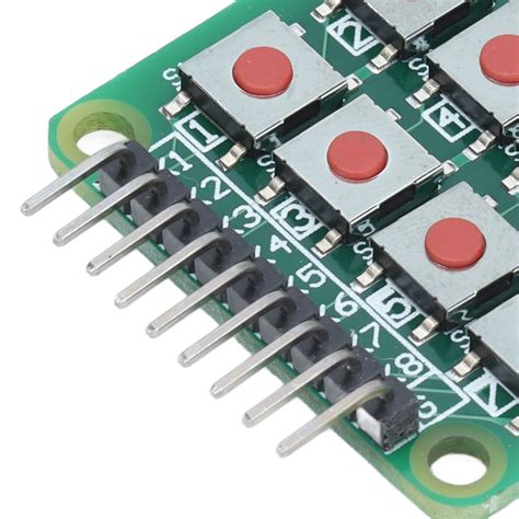 2x4 matrix keypad module 8 push button micro switch board for single
