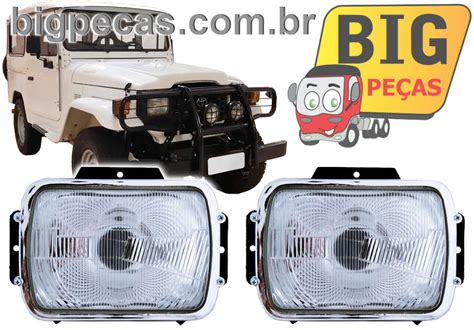 13267 Farol H4 Toyota Bandeirante Ford SapÃo E Outros