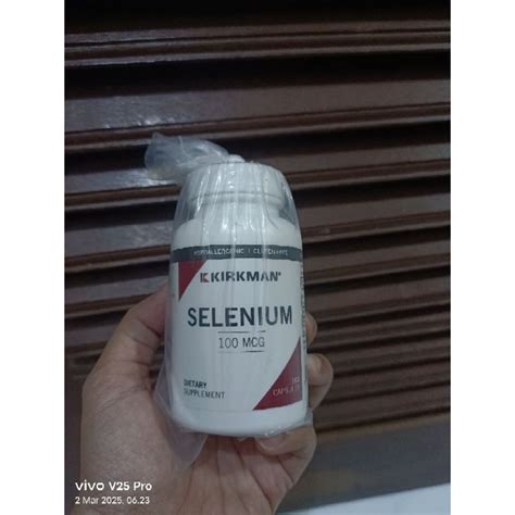 Jual Selenium Kirkman Original 100 Kapsul Tersedia Ecer Shopee Indonesia