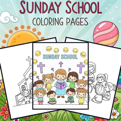 Sunday School Coloring Pages Printable Bible And Faith Based Coloring