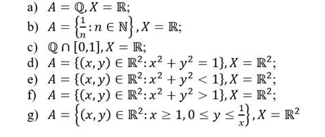 Solved Check And Show If The Following Sets Are Compact In