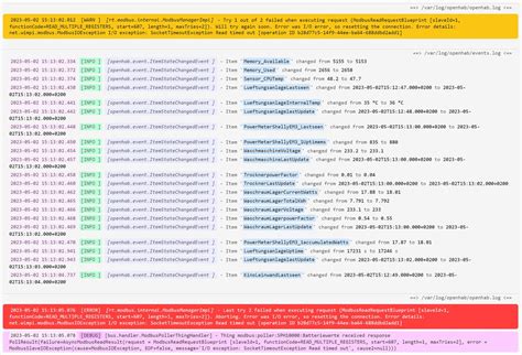 Modbus COMMUNICATION ERROR ModbusIOException Bindings OpenHAB Community