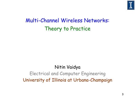 PPT Multi Channel Wireless Networks Theory To Practice PowerPoint Presentation ID