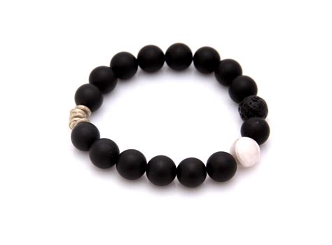 Matte Onyx Bracelet Essential Oil Bracelet Reija Eden Jewelry