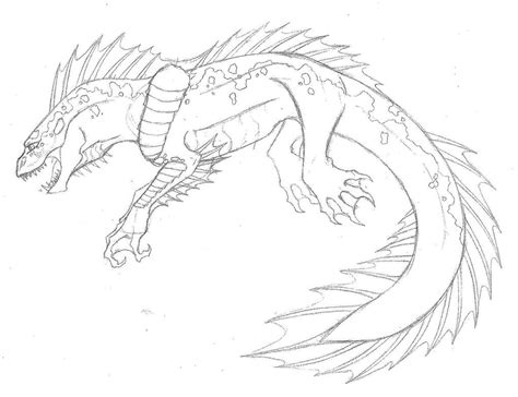 Sea Monster Sketch By Endlessshower On Deviantart