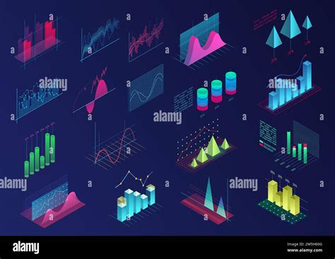 Set Of Vivid Colorful Infographic Elements For Ui Design Presentation
