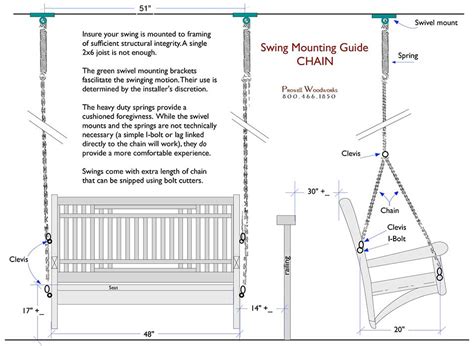 Wood Swing Specifications For Prowell Woodworks