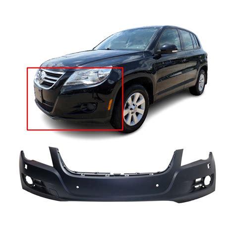 Dcp Front Bumper Cover For 2009 2011 Volkswagen Tiguan Primed Vw1000224