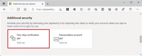 How To Enable Two Step Verification On Microsoft Account Pureinfotech