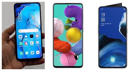 Comparison Oppo Reno Pro Vs Oppo Reno Vs Samsung Galaxy A