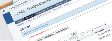 rconfig a network device configuration management tool unixmen