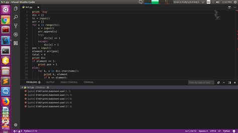 Print Statement Is Highlighted As Red Issue Microsoft Vscode GitHub