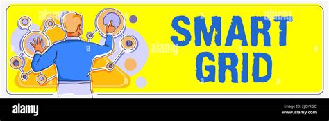 Writing Displaying Text Smart Grid Business Showcase Includes Of