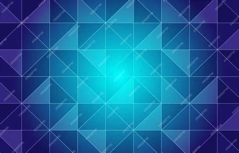 Premium Vector Abstract Geometric Triangle Gradient Blue Background