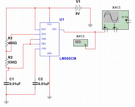 I M Trying To Configure An IC 555 Timer Circuit As An Chegg Com