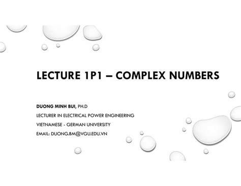 Lecture 1p1 Complex Numbers Bwhahahapdf