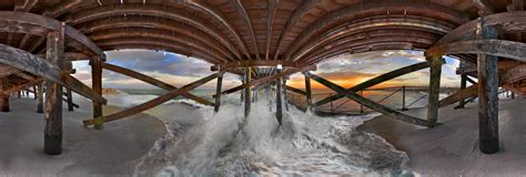 2015 09 09 Under Seal Beach Pier 360 Panorama 360cities