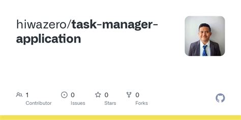 GitHub Hiwazero Task Manager Application
