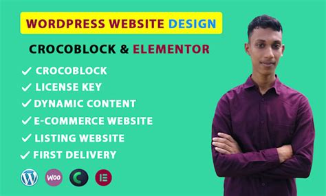 Build Crocoblock And Elementor Dynamic Wordpress Website By Webarman Fiverr