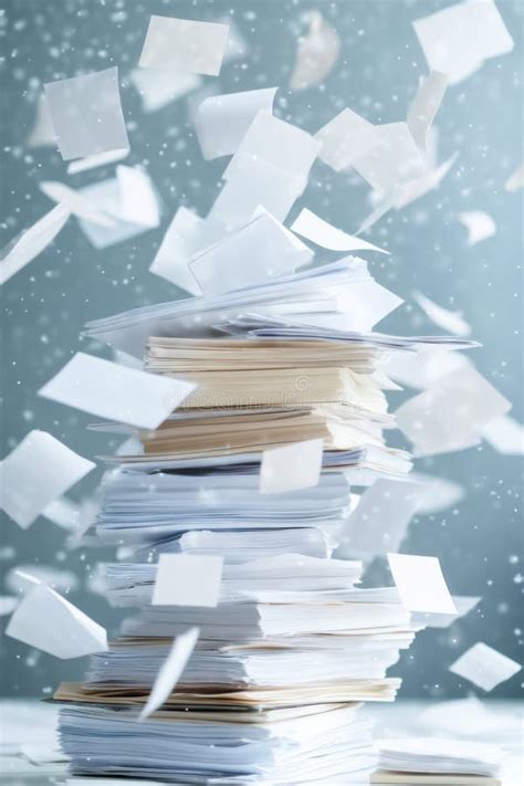 stacks of paperwork and digital alerts create a visual representation