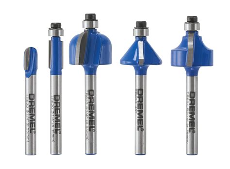 Dremel Tr770 5 Piece Edging Router Bit Kit New Free Shipping Ebay