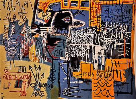 Jean Michel Basquiat Poverty And Power Scrawled On Walls