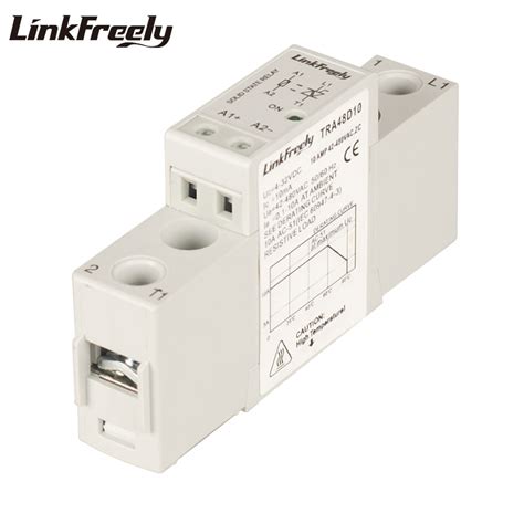 10A 480VAC SSR Solid State Relay DC AC 4 32VDC Input Tra48d10 Relay 10A And Relay