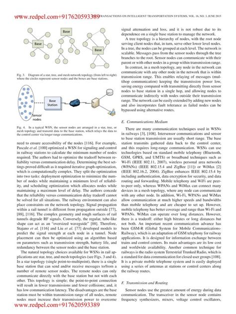 wireless sensor networks for condition monitoring in the railway