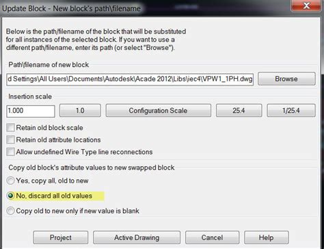 updating wd tb with existing blocks autodesk community