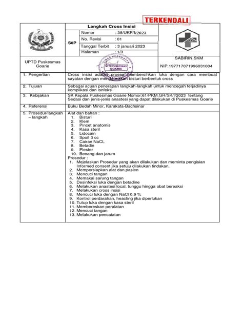 3 4 1 A 2 Sop Cross Insisi Pdf