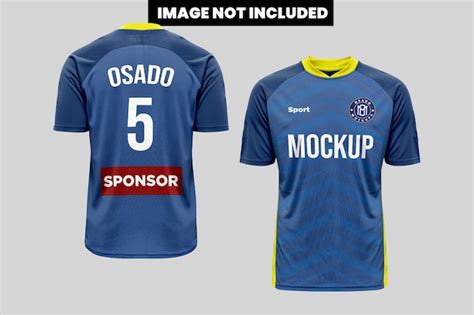 Soccer Jersey Mockup Premium Psd