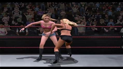 Svr Bra And Panties Match Stacy Keibler Vs Trish Stratus Youtube