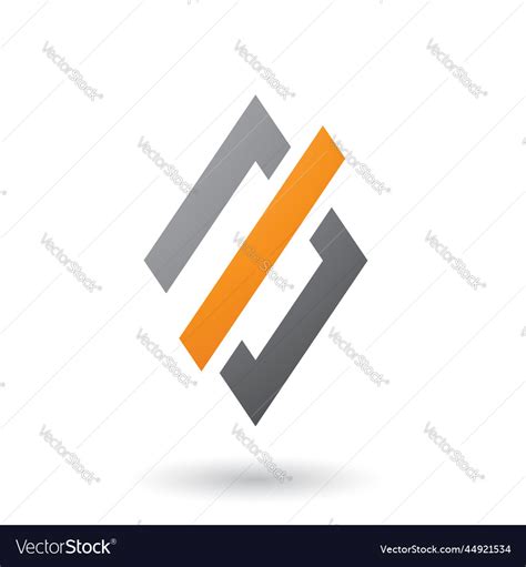 Black Abstract Diamond And Rectangle Shape Vector Image