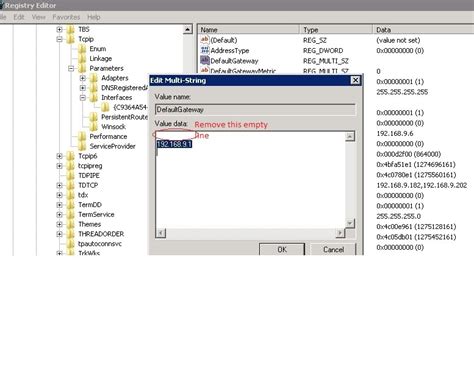 Midus Renaissance Default Gateway Disappearing After Reboot