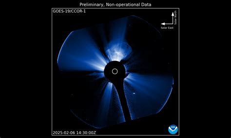 Goes 19 Ccor 1 Coronagraph Preliminary Non Operational Data Goes 19 Ccor 1 Coronagraph Preliminary Non Operational Data