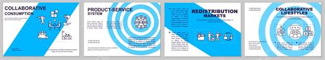 Collaborative Consumption Types Brochure Template Product Service Peer
