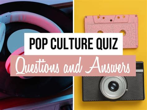 Pop Culture Quiz Questions And Answers Quiz Trivia Games