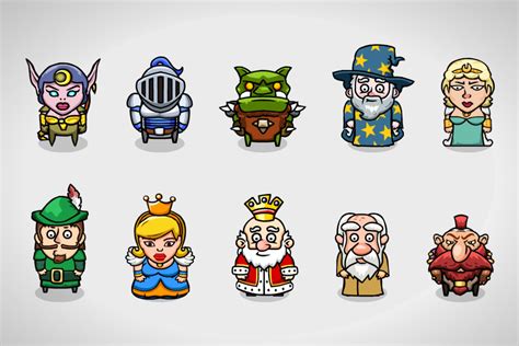 2d Characters Fantasy Bundle 2d Characters Unity Asset Store
