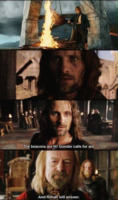 Tolkiendili Las Almenaras Están Ardiendo Gondor Pide Ayuda Y