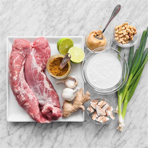 Sauce Cari Coco Arachide Avec Filets De Porc Rôtis — Jm Cuisine Par Jonathan Michaud