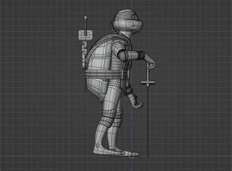Leonardo Tmnt 3d Model By Summerforce