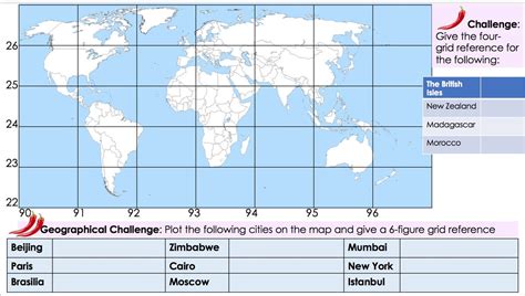 World Map With Grid References Carlye Albertina