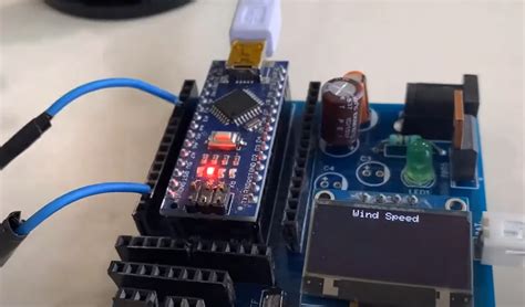 how to measure wind speed using anemometer and arduino technetron