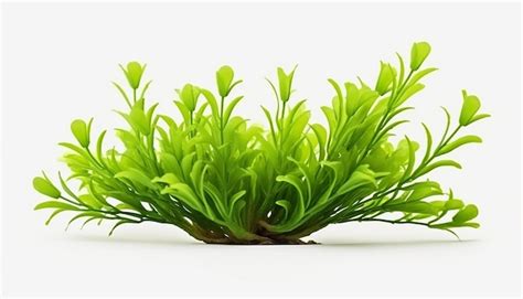 Premium Ai Image One Type Sea Plant Elevation Side View Isolated