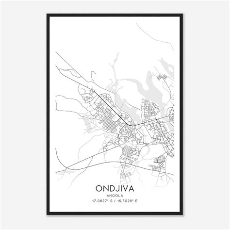Ondjiva Custom Maps And Posters